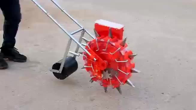 Hand Push 10-nozzle Chinese Manual Mini Corn Sunflower Seeder Machine ...