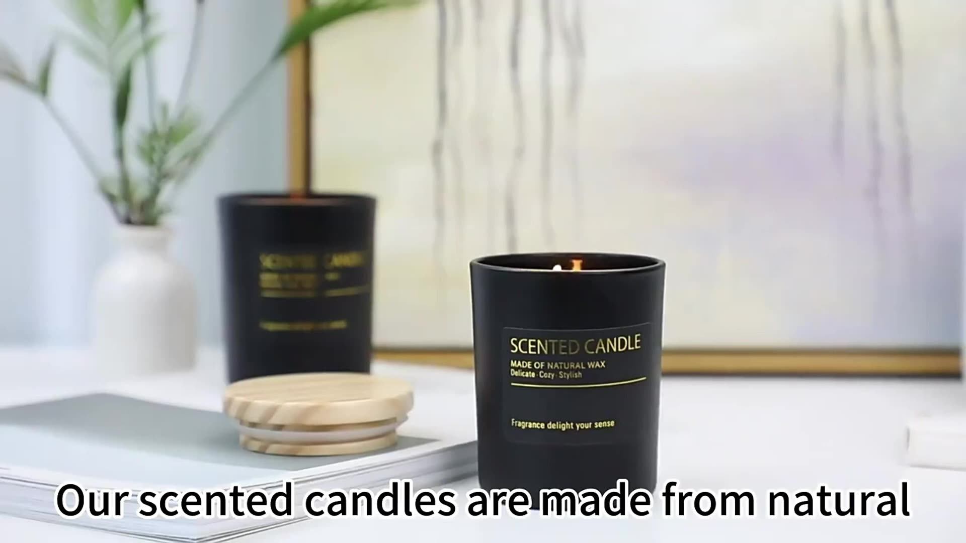 Luxury Custom Fragrance Logo And Package Personalized Color Marble Jar Soy Wax Aromatherapy ...