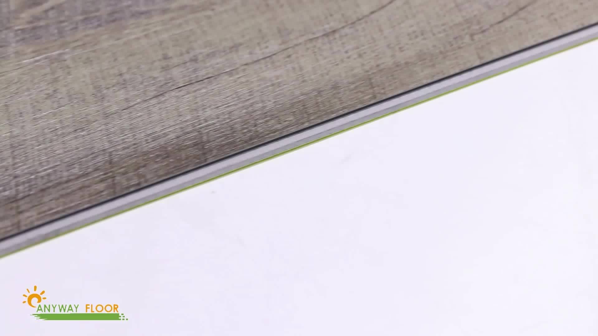 Deep Embossed 100% Vinyl Rigid Core Spc Plastic Flooring I4f Valinge 2g ...