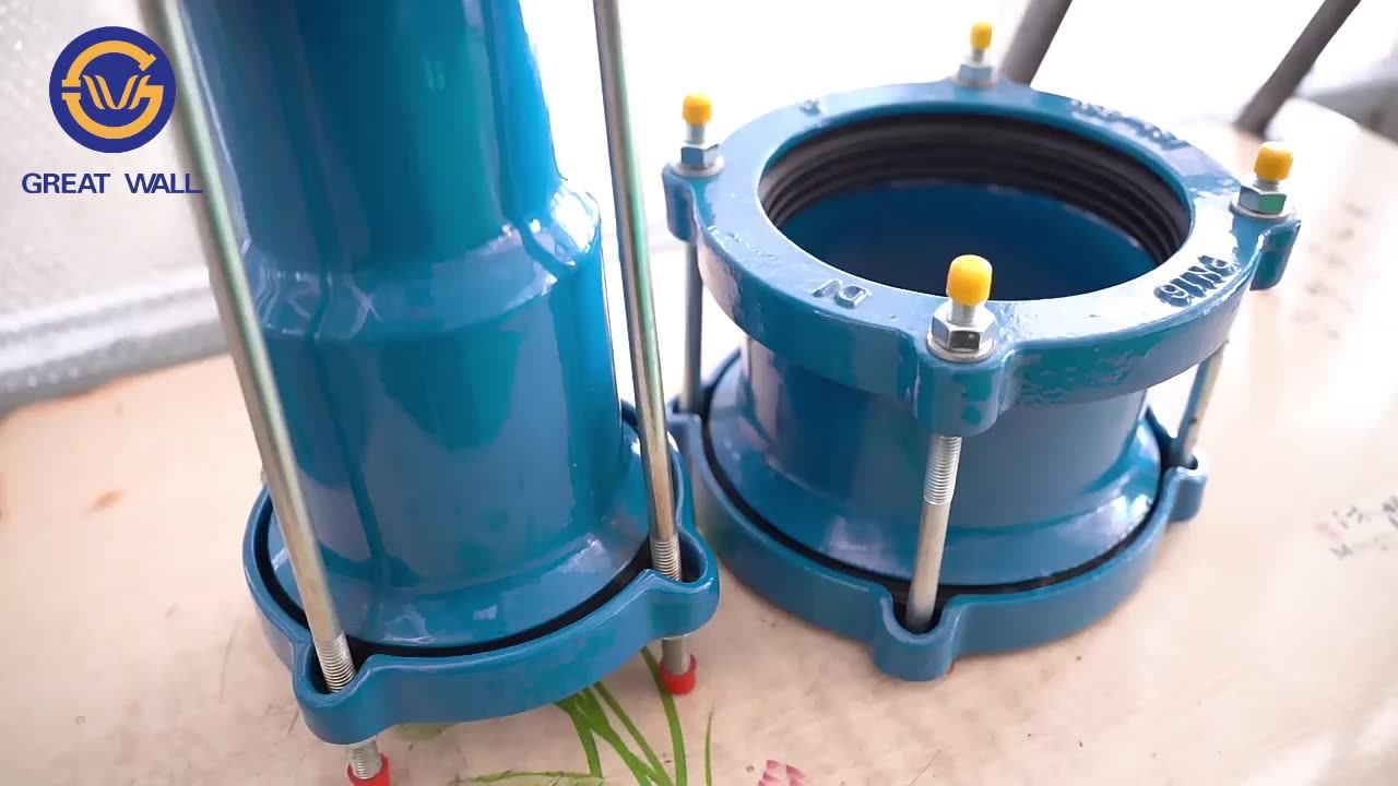 6'' Flexible Pipe Coupling,Universal Joint Coupling For Di,Ci,Pe,Pvc ...