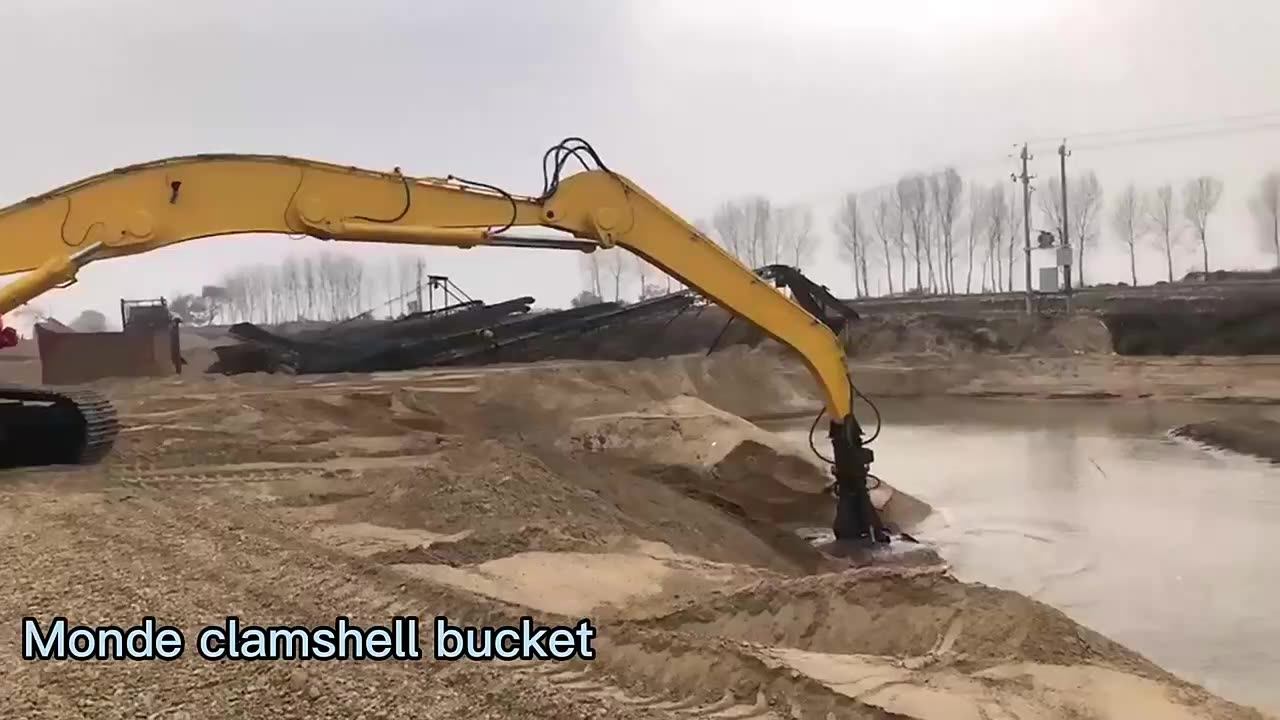 Monde Excavator Clamshell Grab Shell Bucket Loaders Clam Shell Bucket ...