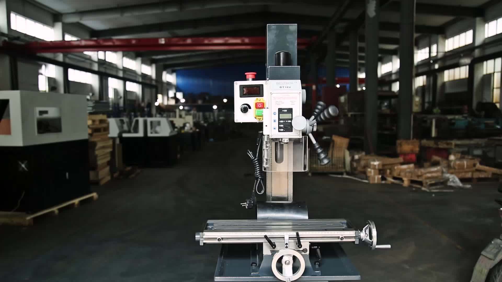 Hot Sale Mini Benchtop Metal Milling Machine For Hobby Bt16v - Buy Mini ...