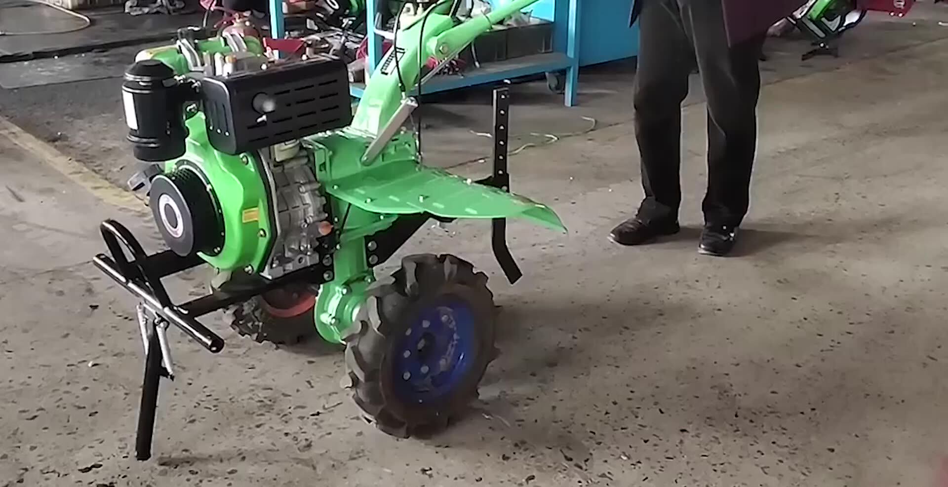 Agricultural Machine 12hp 15hp 18hp Single Cylinder Diesel Behind Walk ...