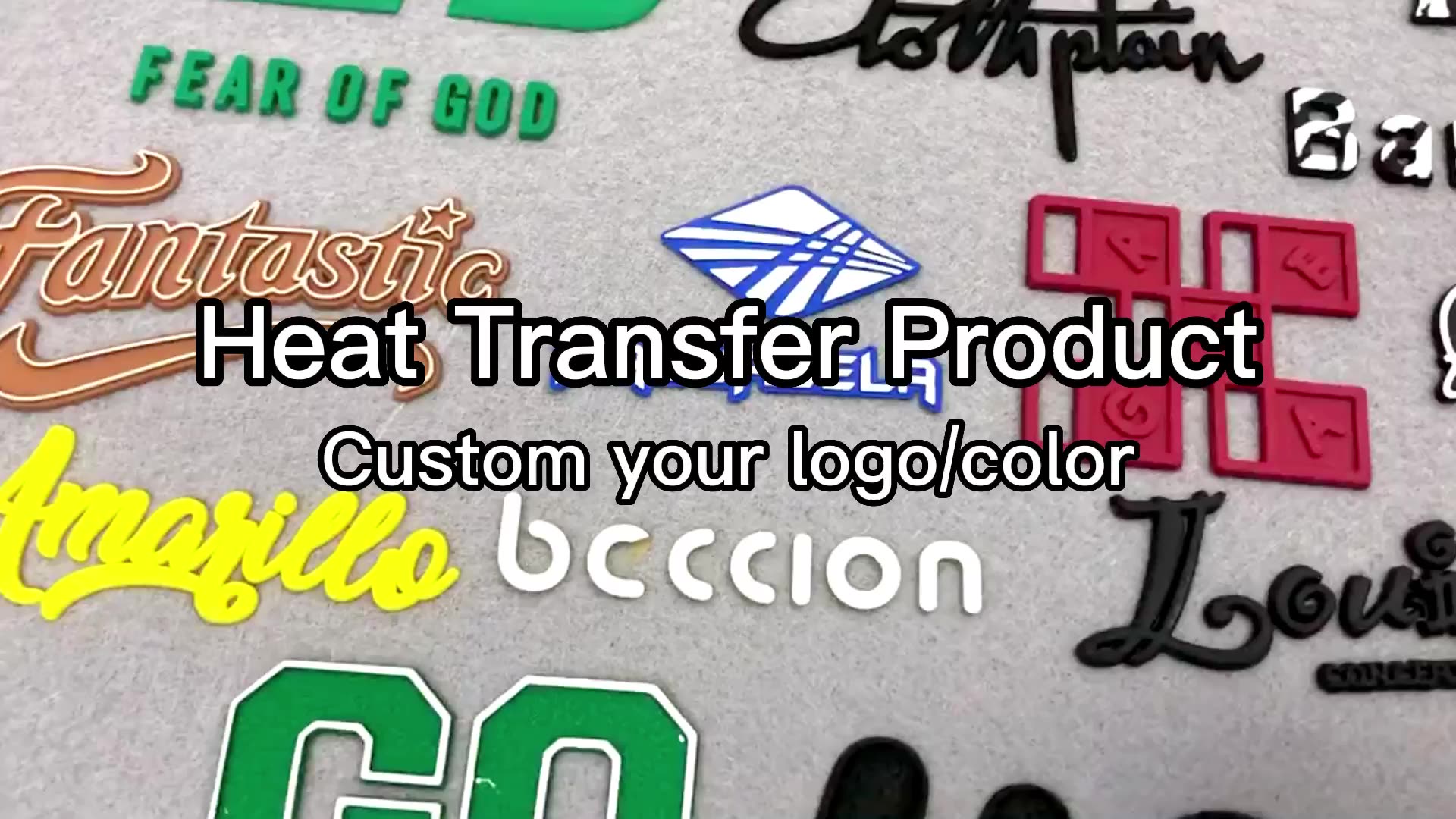 Customize 3d Pvc Soft Htv Silicone Rubber Heat Transfer Logos Tpu Marcas Heat Transfer Clothing ...