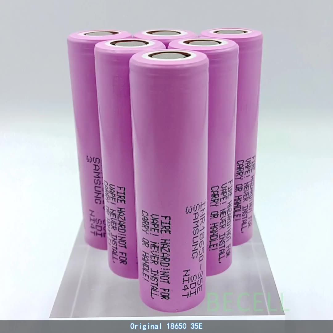 Sam 100% Original Inr18650 35e 3.6v 3500mah Rechargeable Lithium Ion Battery 10a Discharge For ...