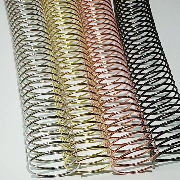 Nylon Coated Metal Spiral Coil Wire Binding For Notebook - Buy Metal ...