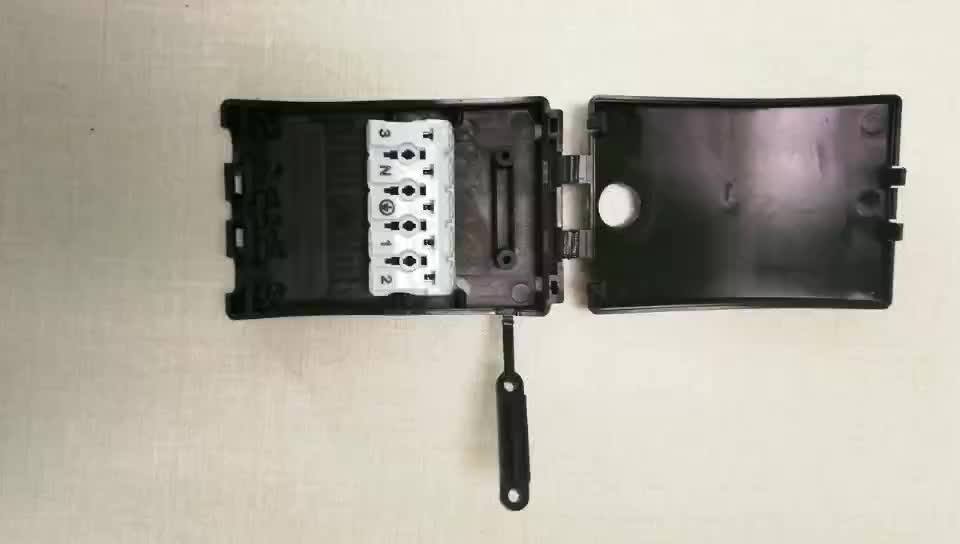 16a 450v Plastic 5 Way Wire Connector Electrical Junction Box For Down ...