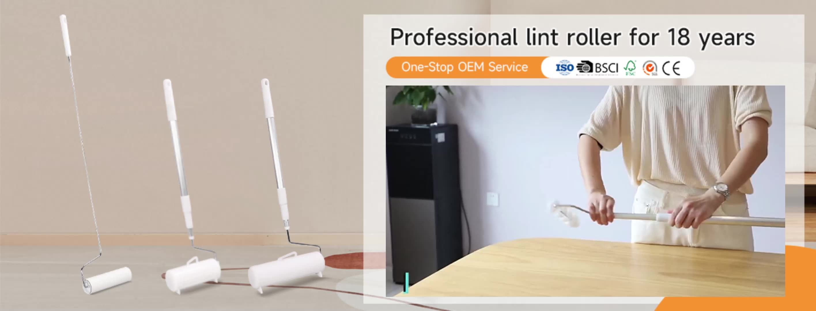 White Extra Sticky Roller Machine Adhesive Lint Roller Refill For Floor - Buy Design And Colour ...