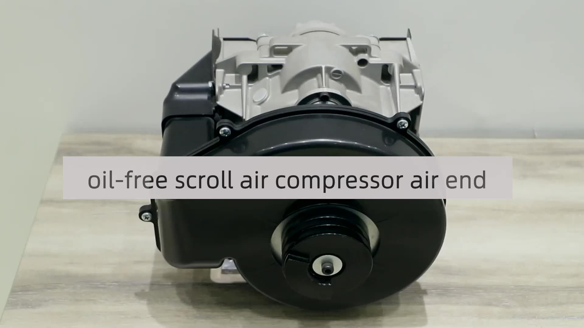 Oil-free Scroll Air Compressor Airend 2.2kw Pulley Driven Oil-free Scroll Air Compressor Host ...
