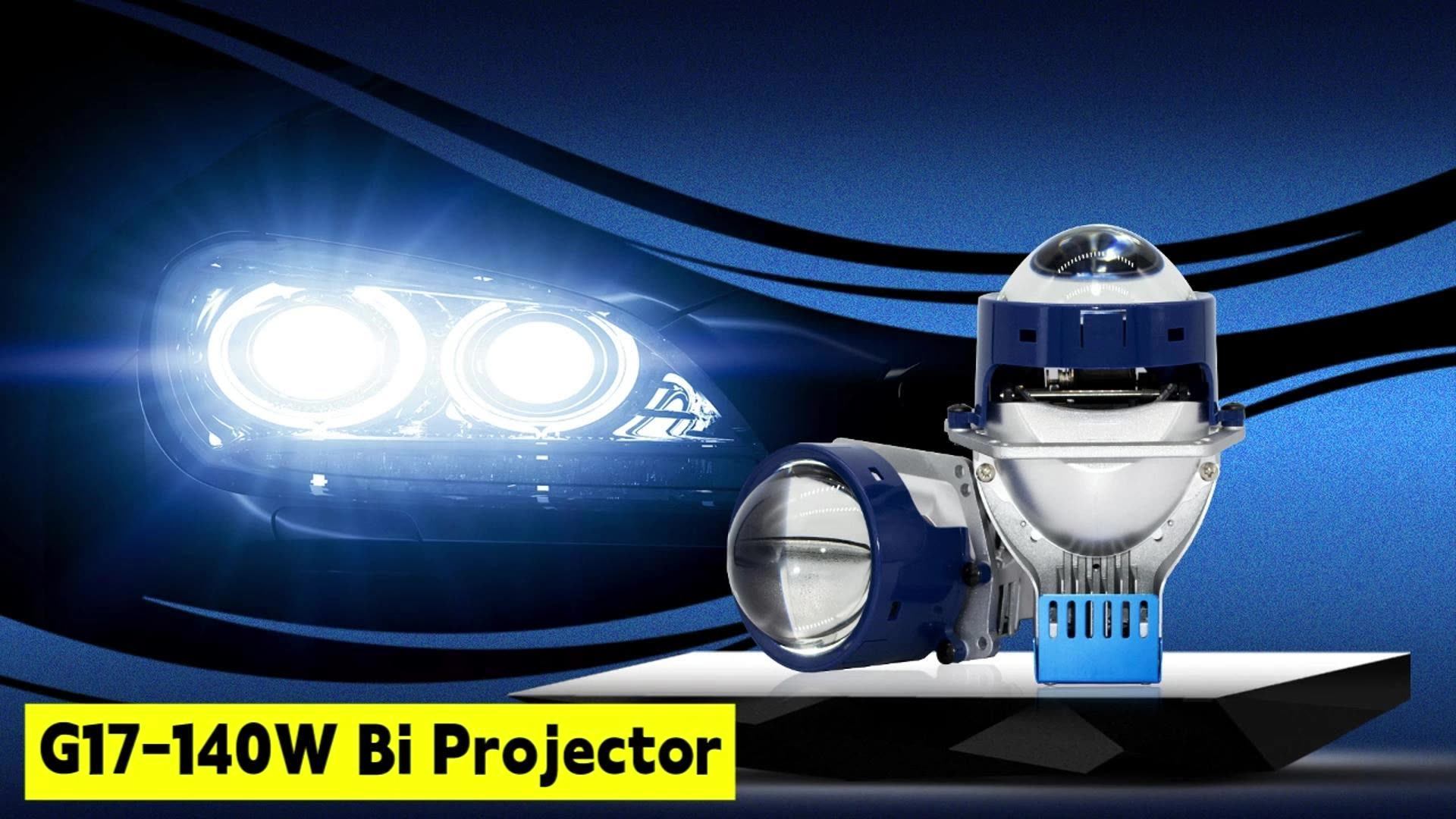 G-view G17 Super Bright 140w 3.0 Inch Led Lens Headlight High Low Beam ...