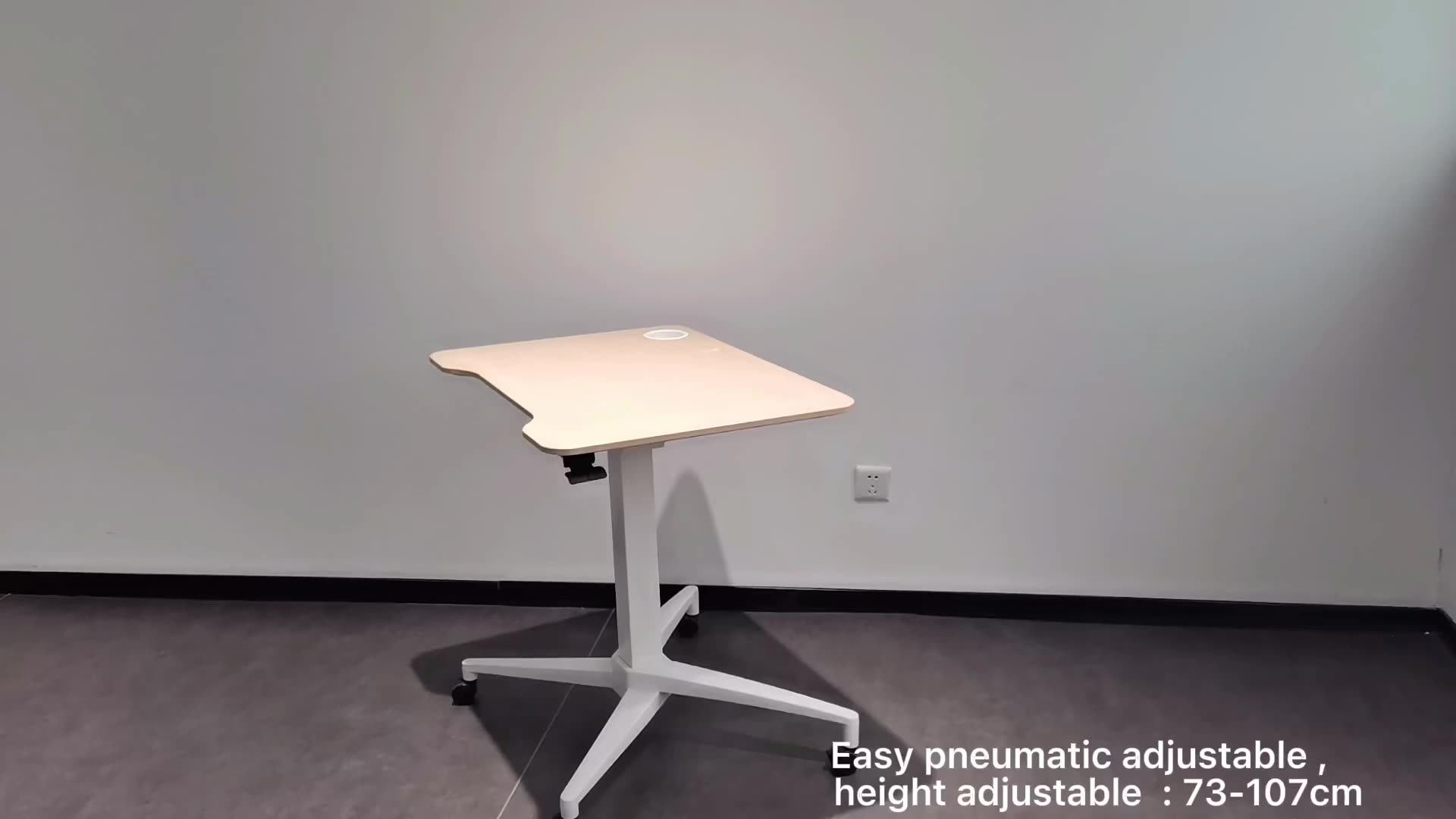 Escritorio Space Save Folding Desk Top Lift Sit Stand Desk Table Single ...