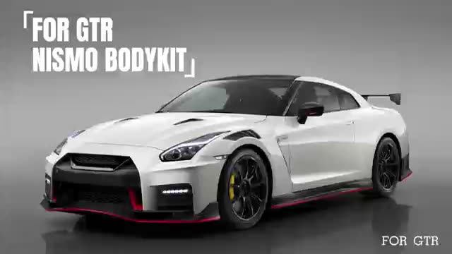 Car Body Kit Gtr Gtr35 Upgrade To Nism Style Half Carbon Plastic Car ...
