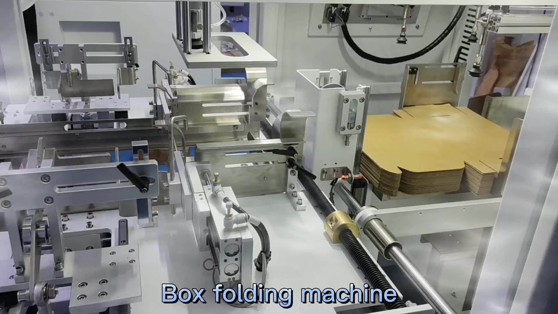 Paper Cardboard Corrugated 4 Corner Folding Pasting Machine Plastic ...