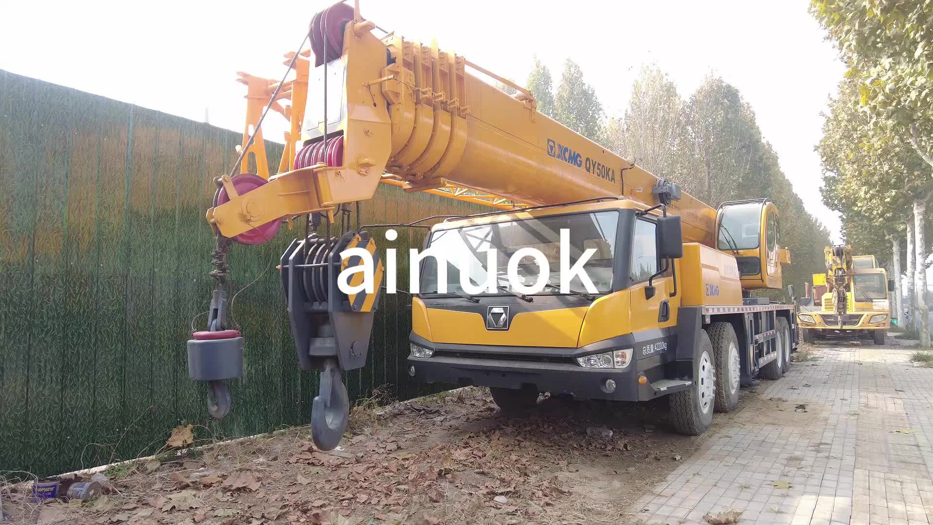 Truck Crane Used Crane 50 Ton To Remove Car Lifting 24m Engines Parts ...