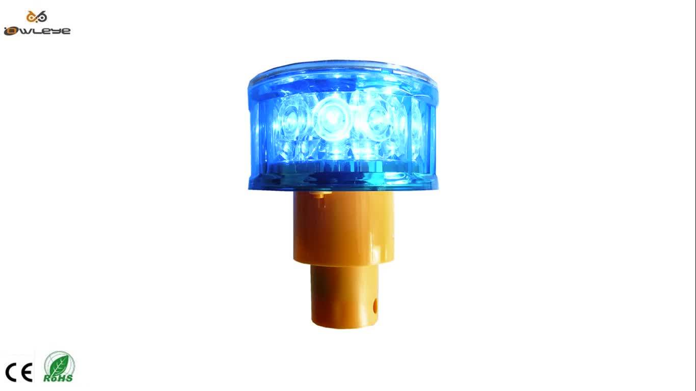Traffic Beacon Warning Led Light Bar Solar Emergency Traffic Flashing ...
