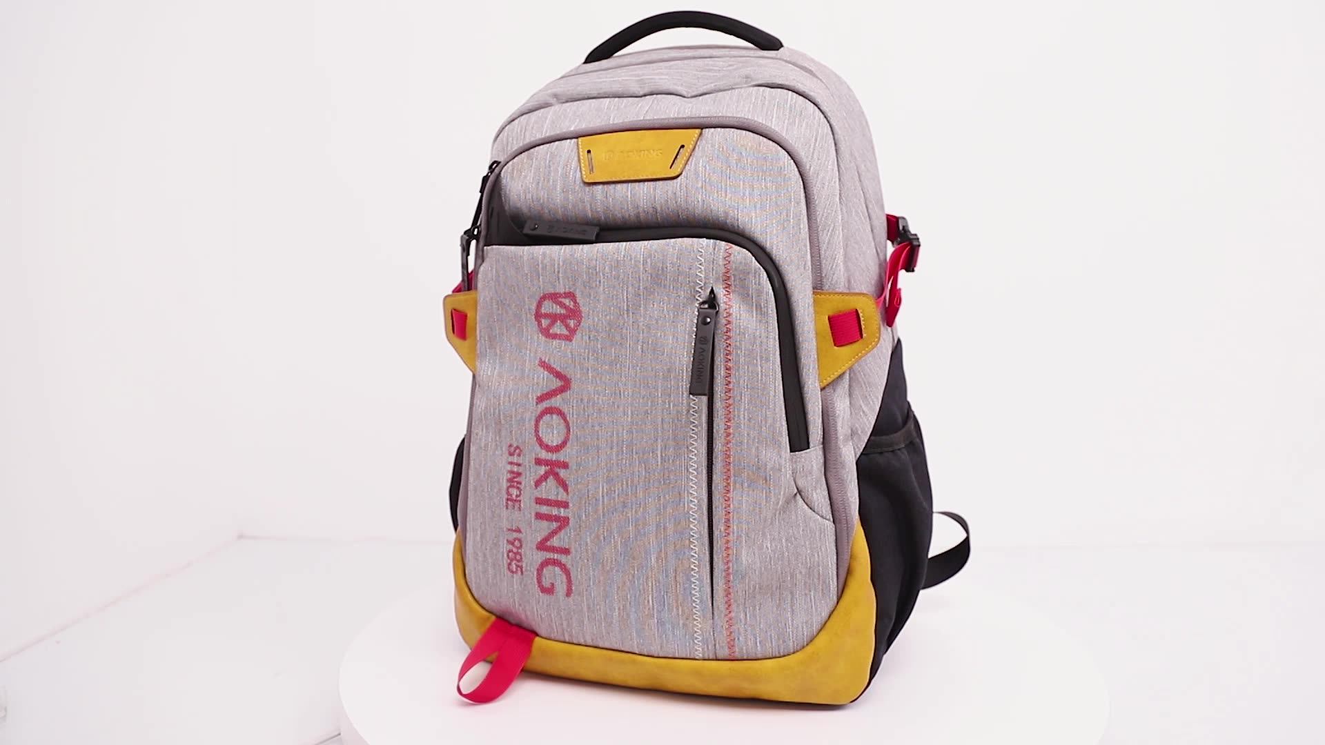 Aoking New Arrival Polyester Student Teenage Back Bag Backpack Bags ...