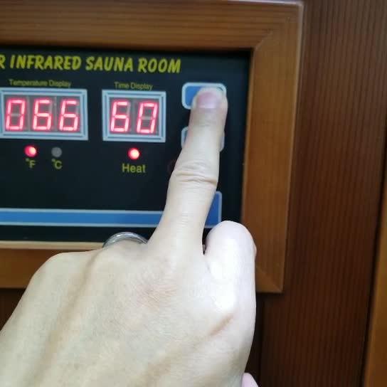 Traditional Sauna Dry Steam Sauna And Infrared Sauna Control Panel ...