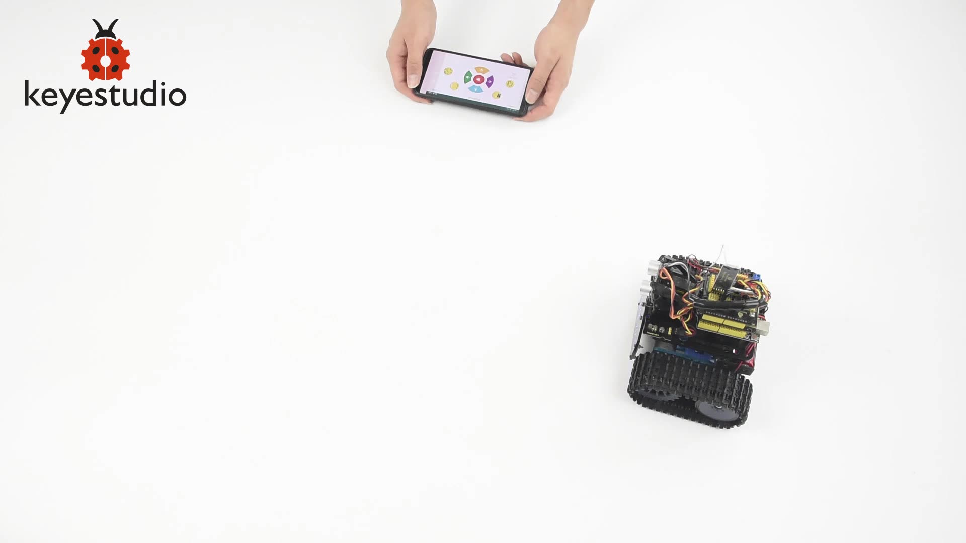 Oem Keyestudio Diy Mini Tank V2.0 Smart Bt Robot Car Kit Stem Robot Kit ...