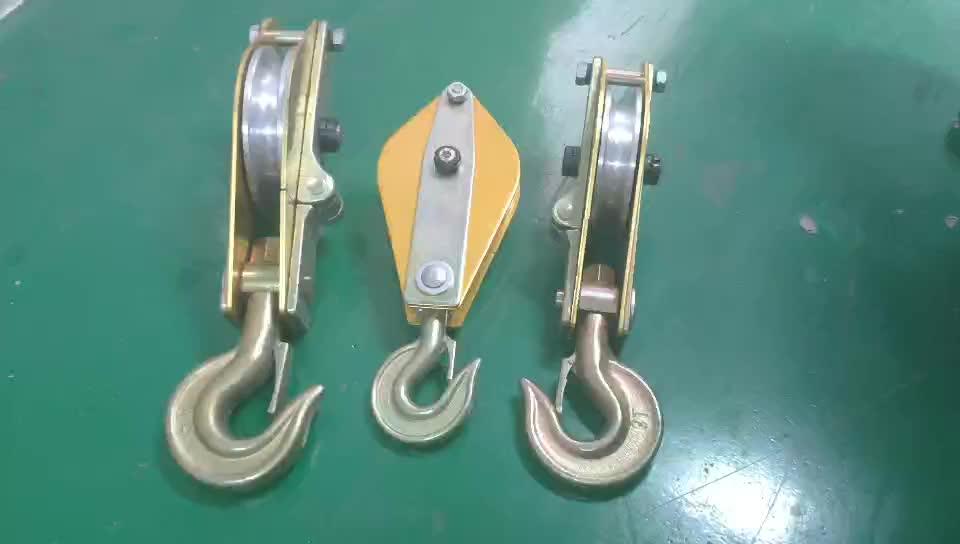 Overhead Line Steel Sheaves Hoisting Tackle,Cable Pulley Block For Sale ...