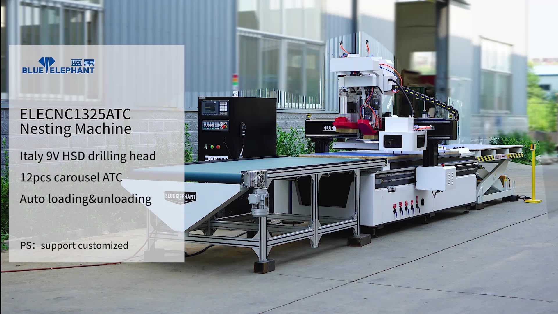 Production Furniture Line Cnc Router Wood Working Automatic Loading And Unloading Nesting Cnc ...