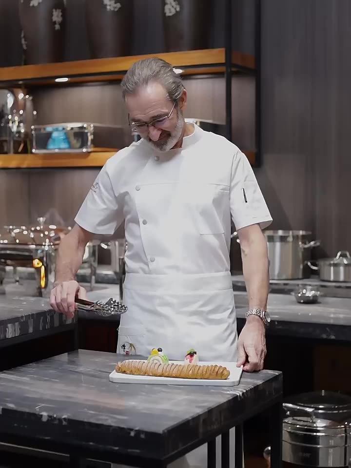 White Short Sleeves Chef Jacket,Cool Vent Chef Coat /chef Uniform ...