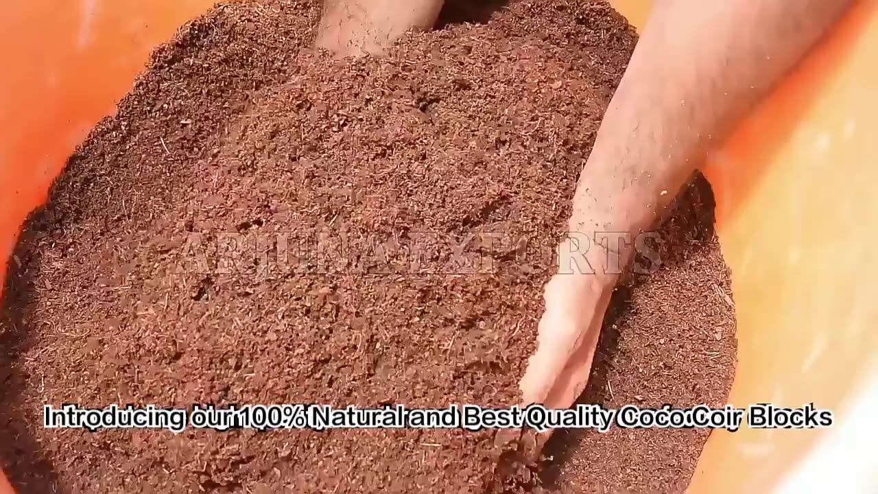 Potting Mix Growing Media Of Coconut Coco Peat Coir Pith 5kg Block For ...