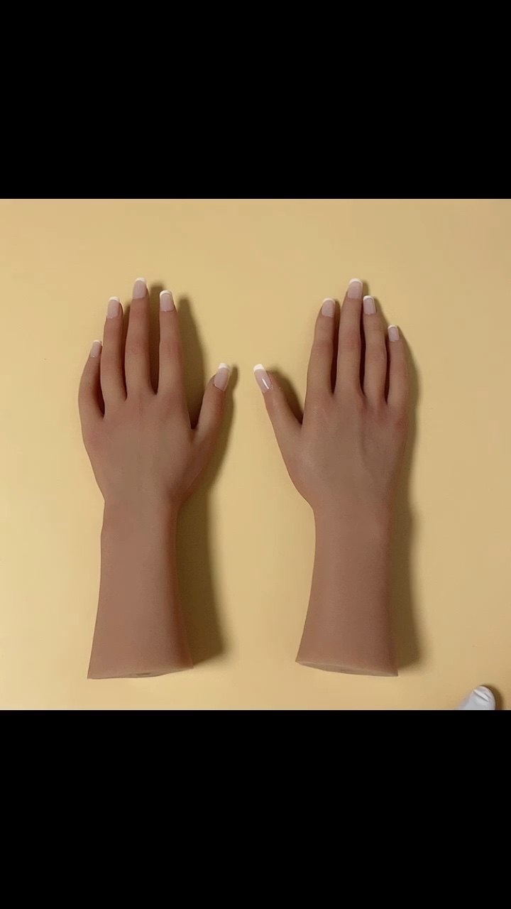 Realistic Silicone Hands Practice Model Artificial Skin Simulation Girl ...