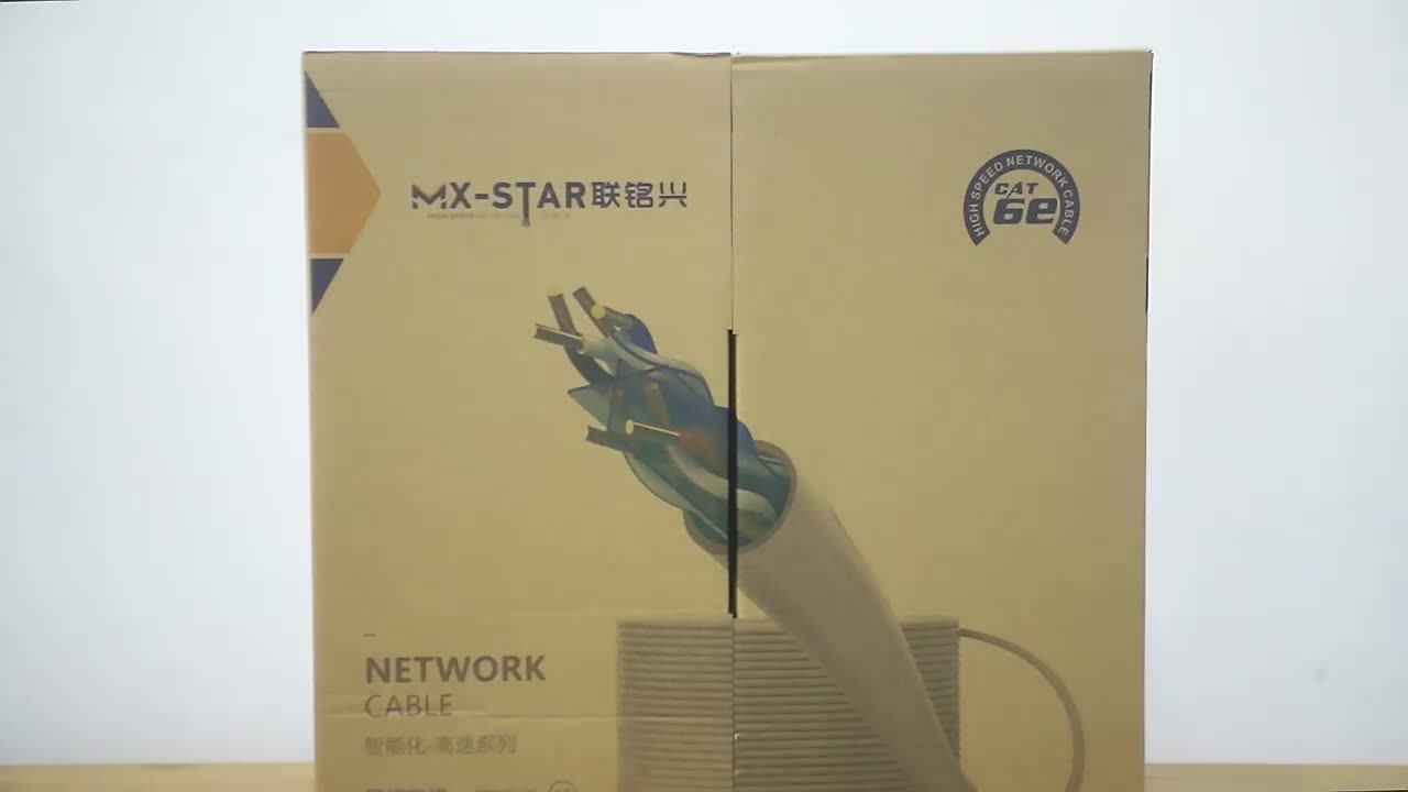 High-speed Cat6 Lan Cable Cat 6 Ethernet Cable Cca 25awg 2pr 4pr 305m ...