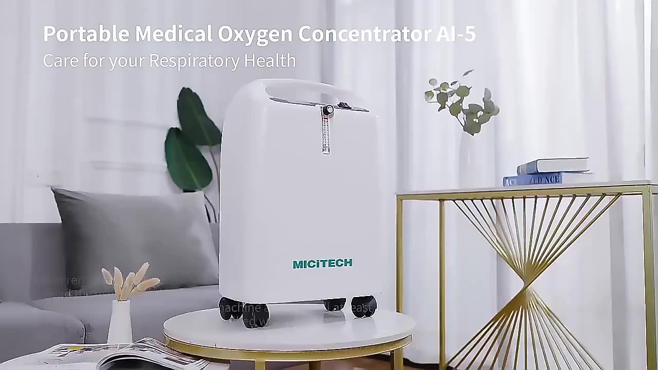 Micitech Oxygene Concentrator 5 Liter Portable Therapy Oxygen Device ...