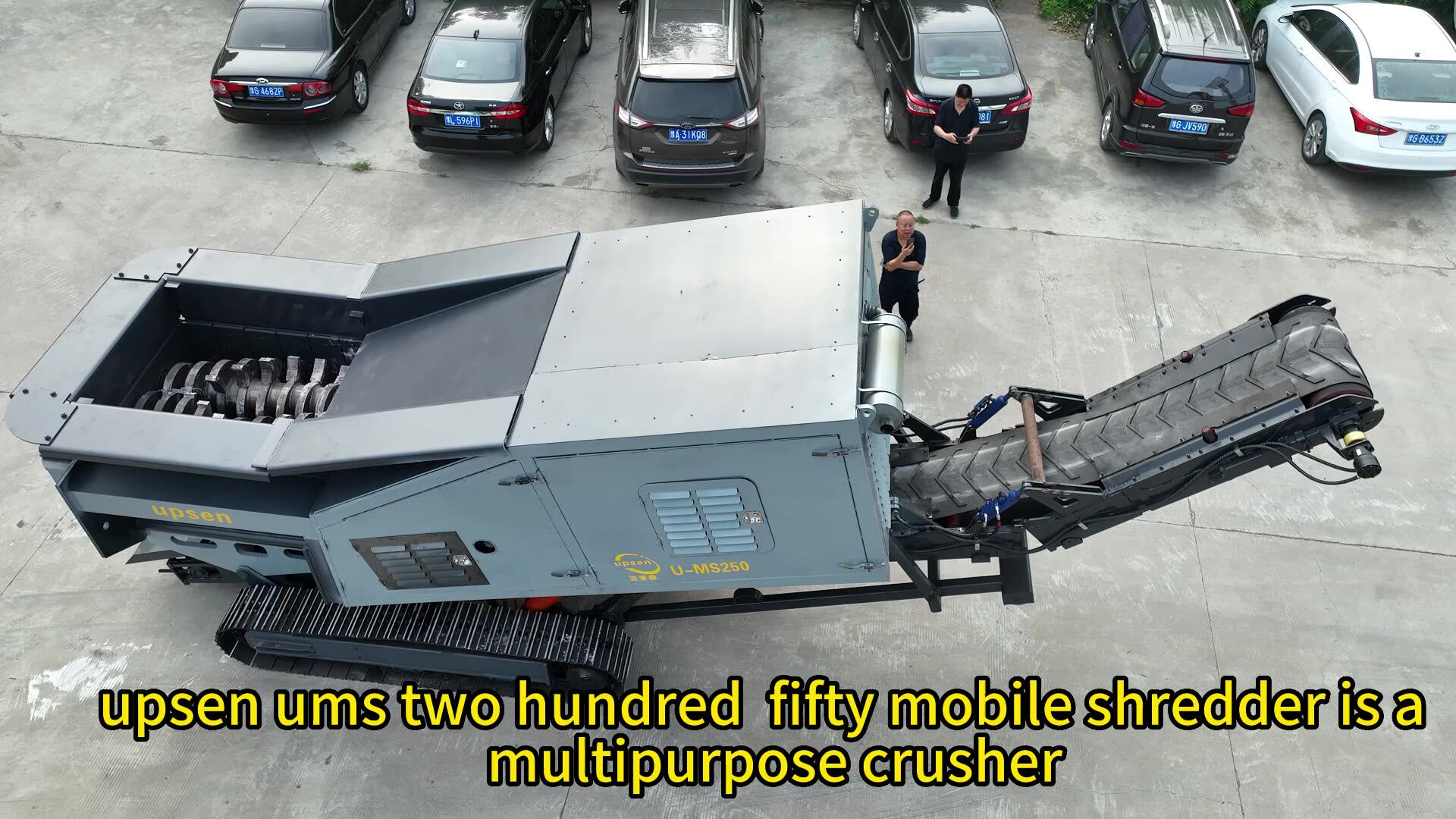 Mobile Shredder Wood Crusher Industrial Shredding Machine - Buy Mobile ...