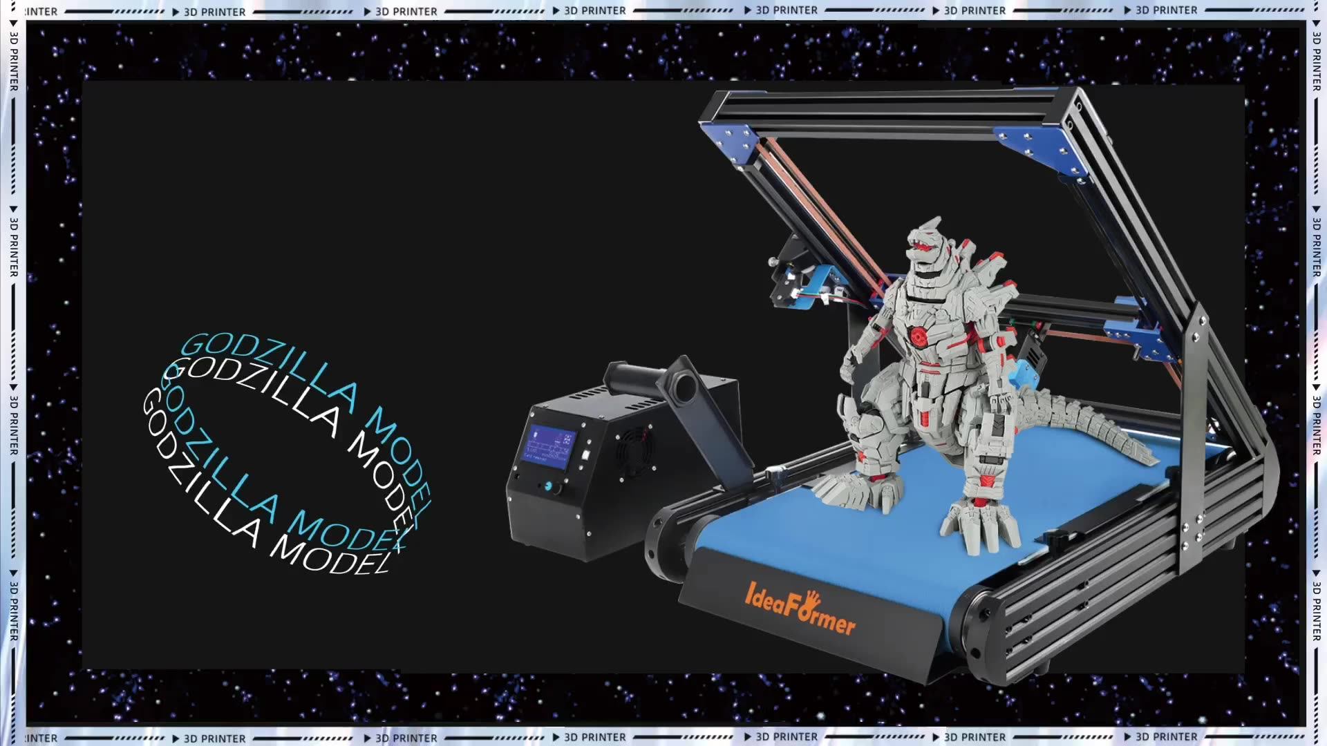 Ideaformer Ir3 V1 3d Printer Conveyor Belt Infinite Z Printing 250*250 ...