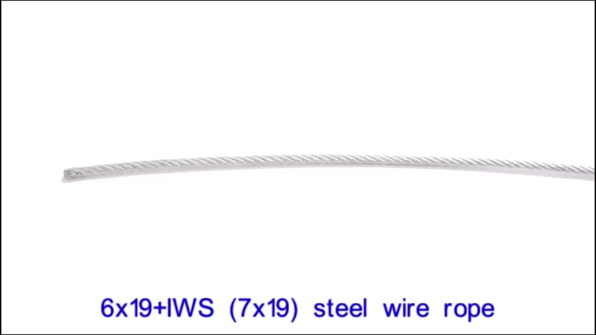 7x19(6x19-wsc) 9.5mm Steel Wire Ropes For Lift Door Operator - Buy ...