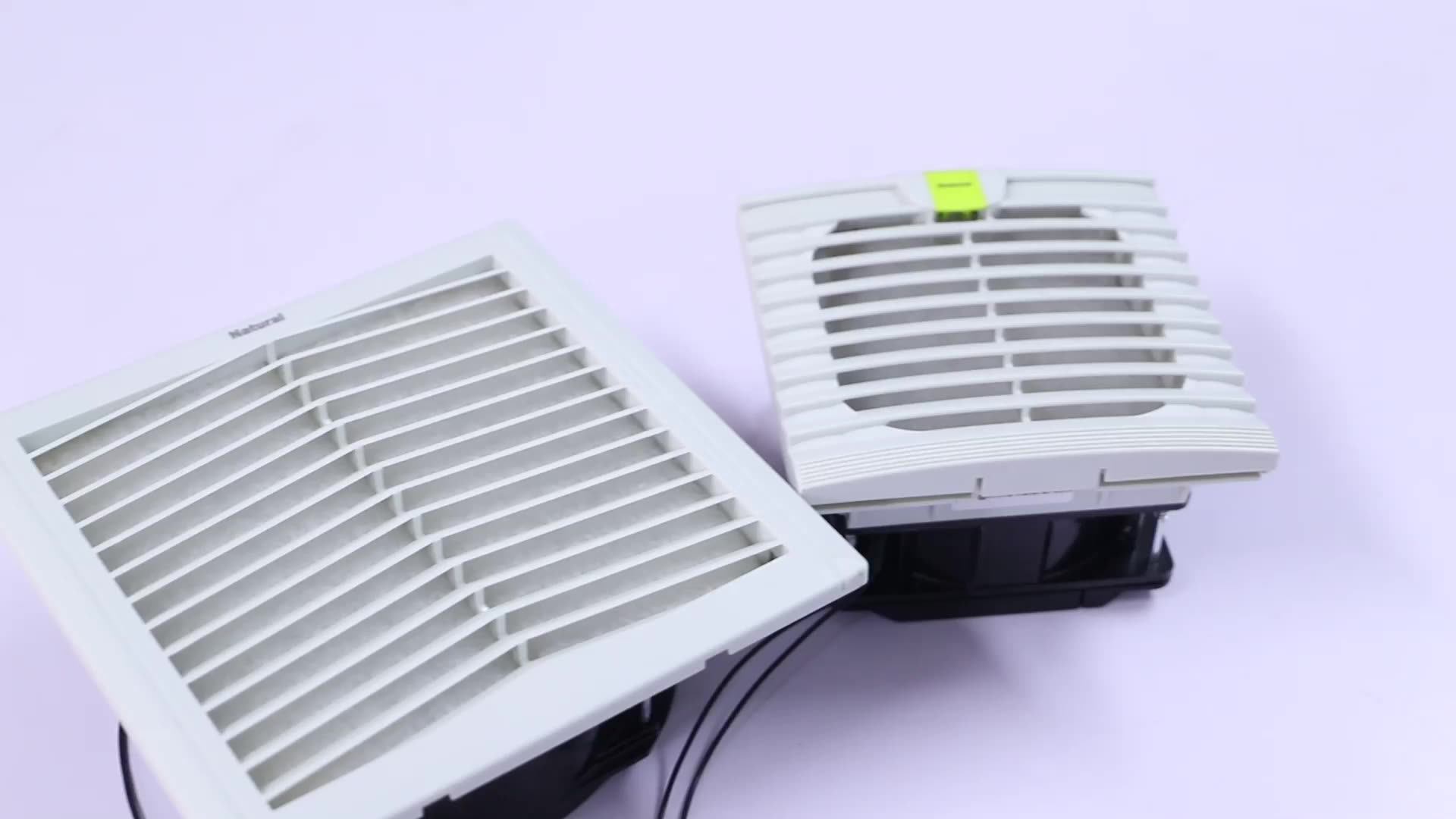 Natural Fan Ac Dc 204*204mm Bathroom Ventilation With Exhaust Fans,Air ...