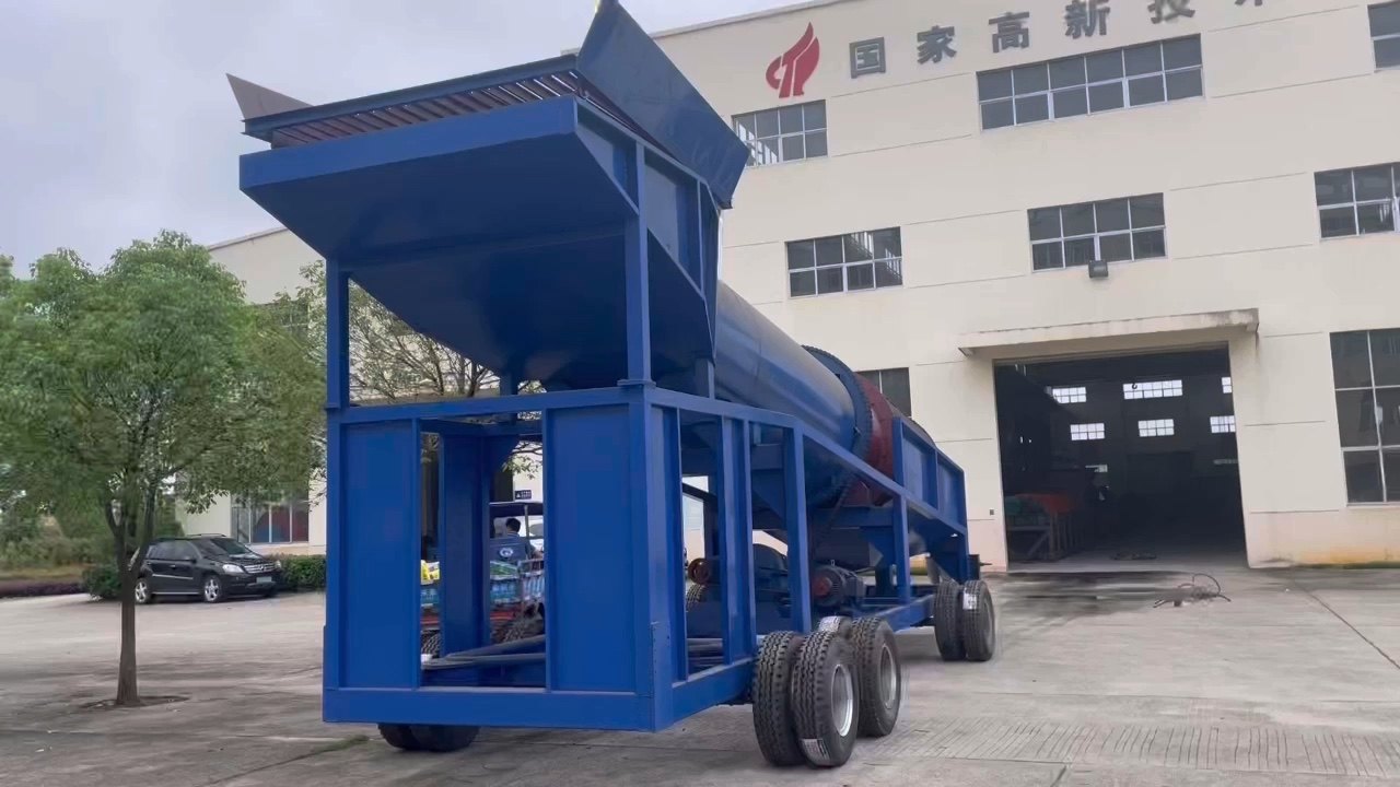 2024 Trommel Screen With Blade Alluvial Gold Diamond Washing Plant ...