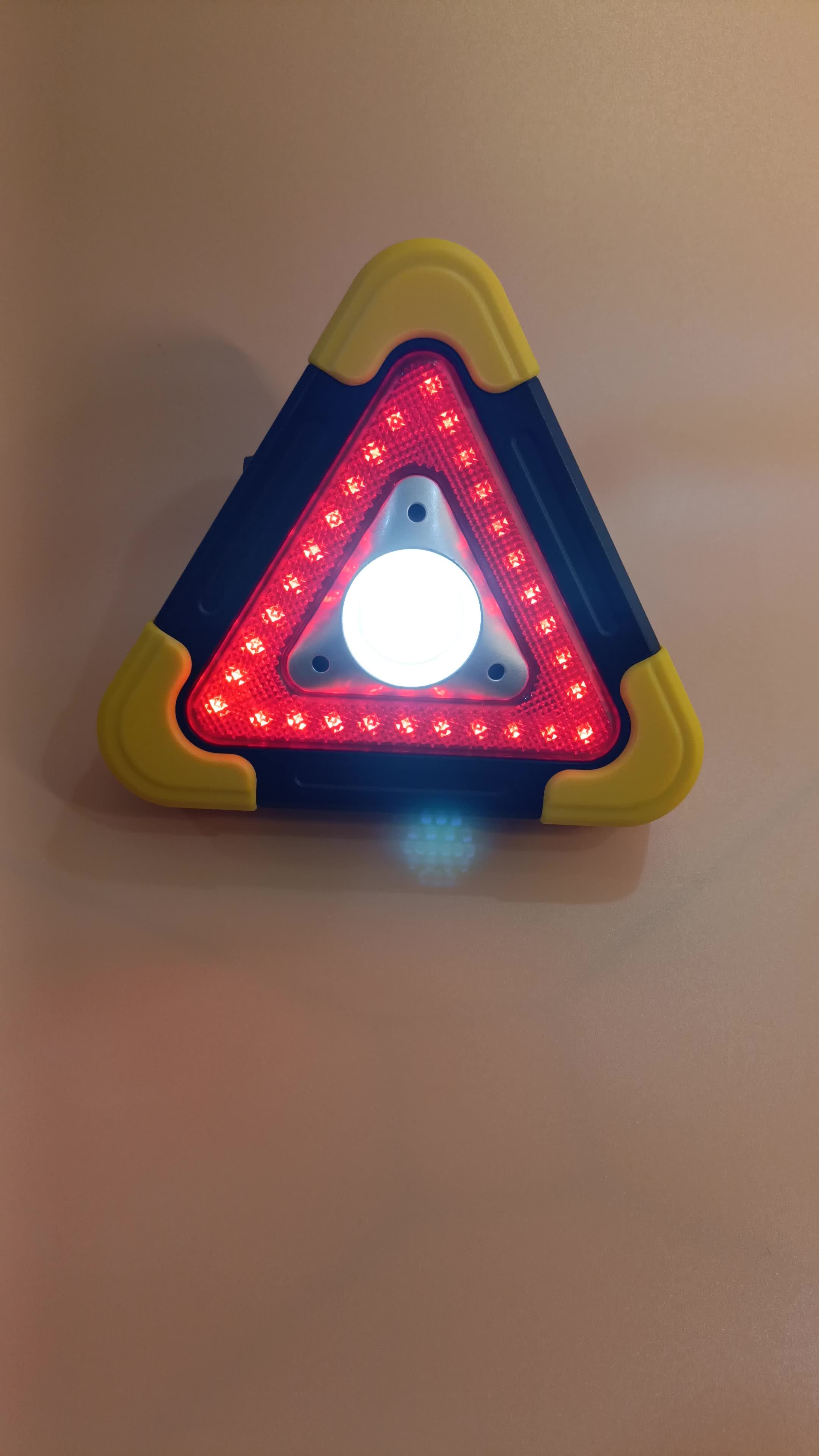 Led Triangle Warning Light Traffic Warning Triangle Safety Light ...