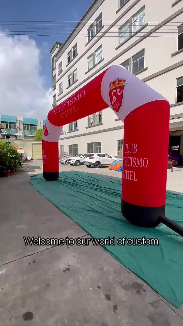 Outdoor Custom Inflatable Polygon Arch Advertising Advertisement ...