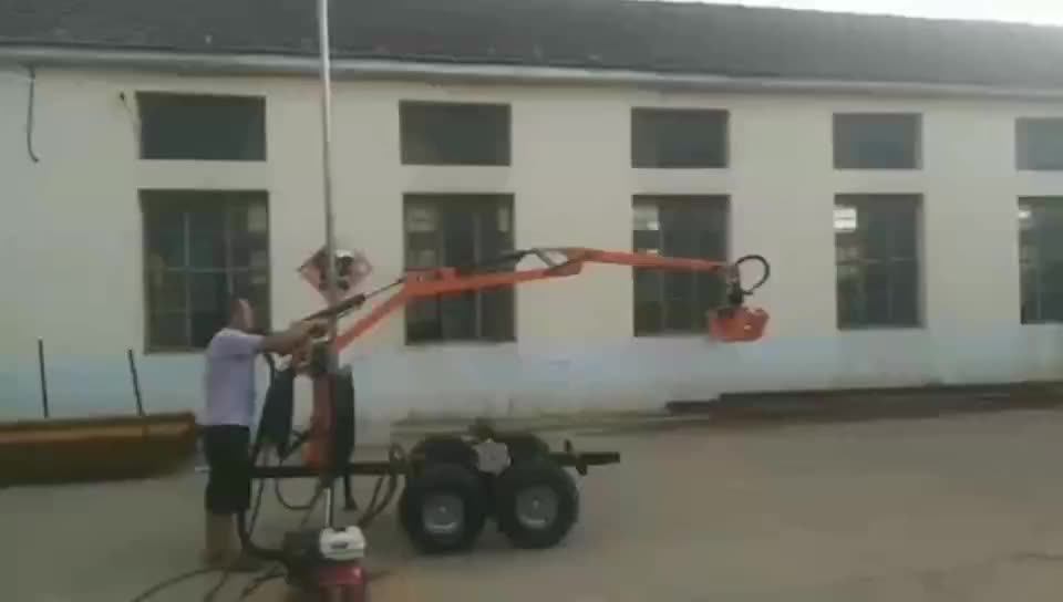 Small Hydraulic Wood Log Timber Trailer Loader Mounted 3 Point Hitch ...