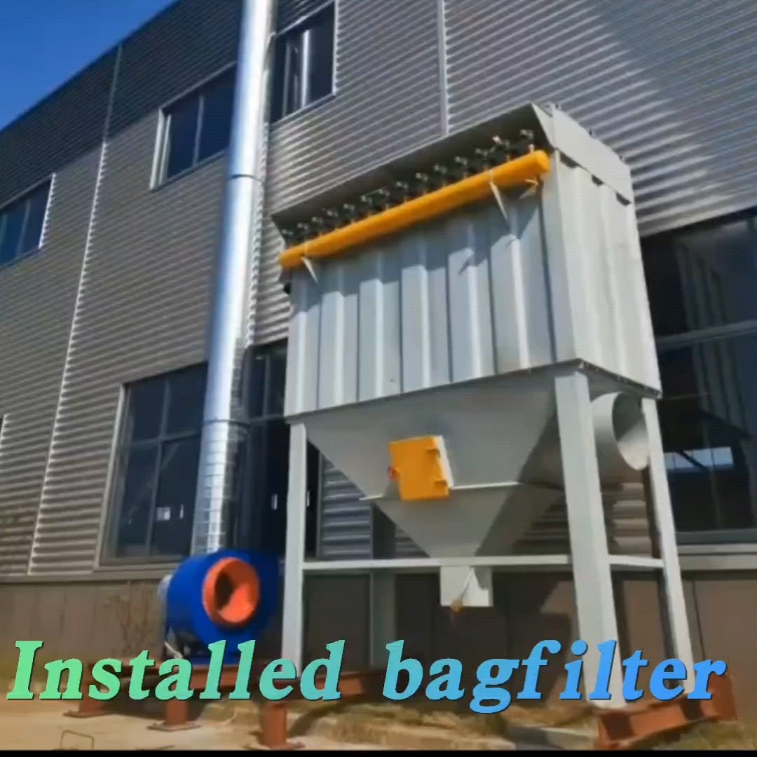High Filtration Efficiency Cement Plant Dust Collector Machine For ...