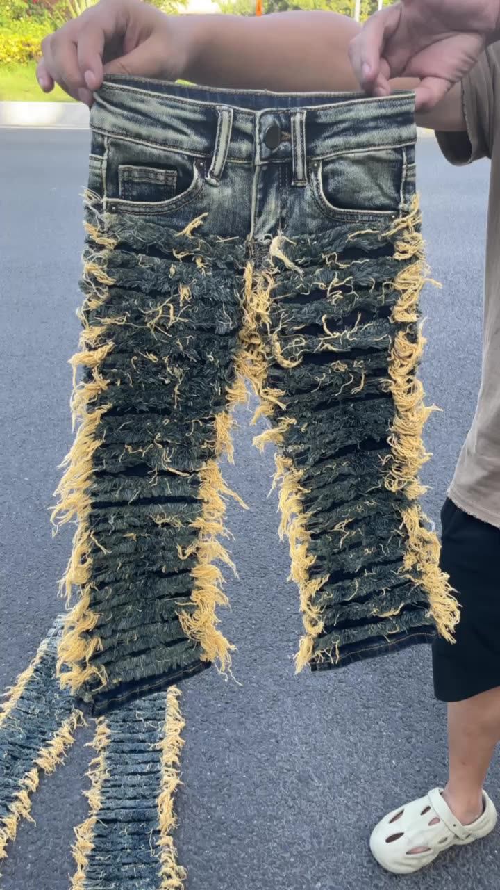 Zhuoyang Garment Customization Children Jeans Made For 1-14 Years Old ...