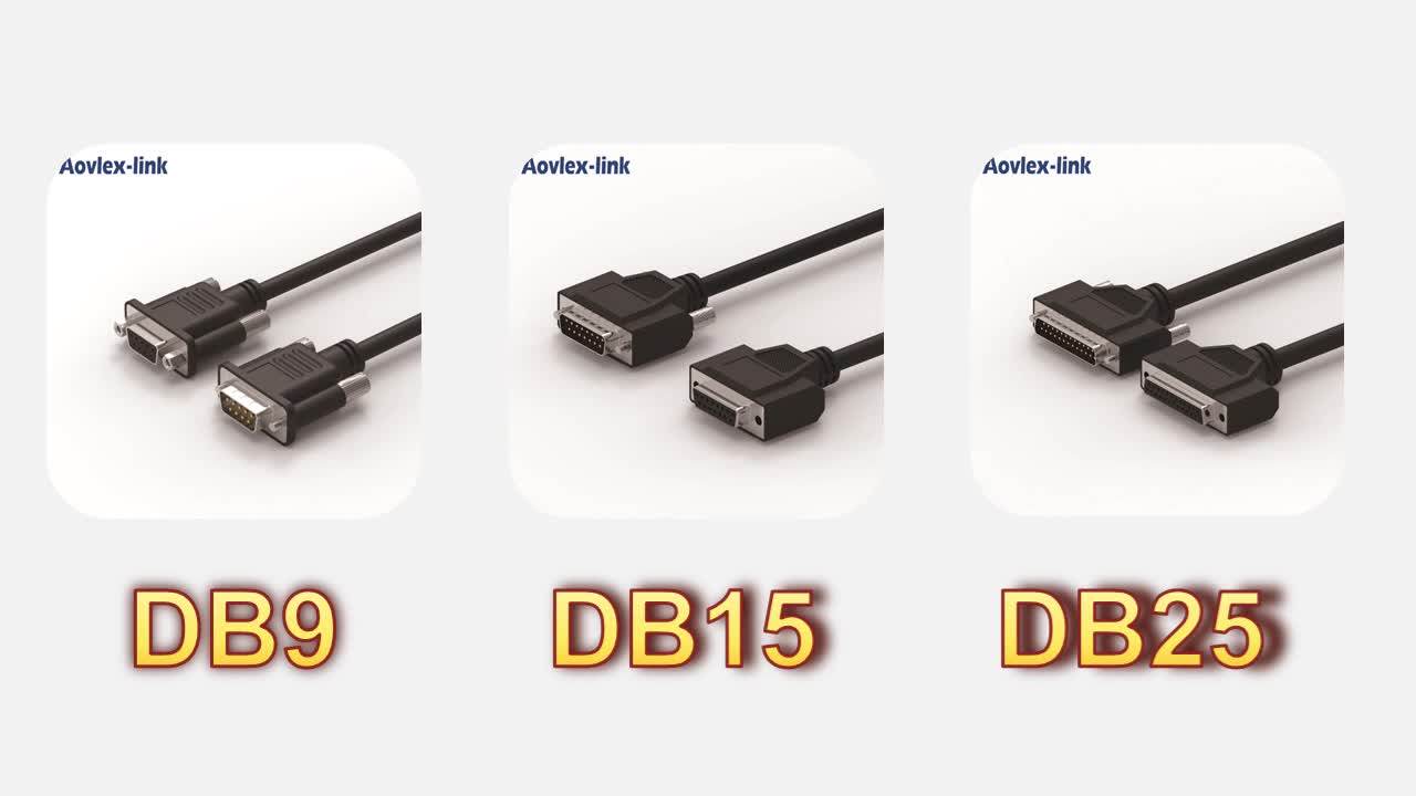 D-sub 9pin Cable Db9 Cable Computer Peripherals 2m 3m 5m Computer ...