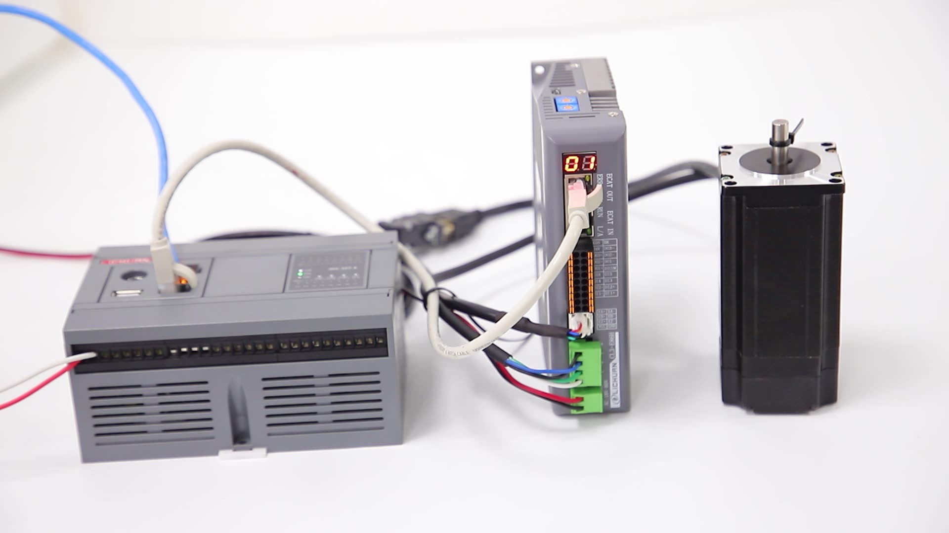 Ethercat Bus Type Stepper Motor Driver Kit 2 Phase Nema 23 Close Loop Motor Stepper Cl3-e57h ...