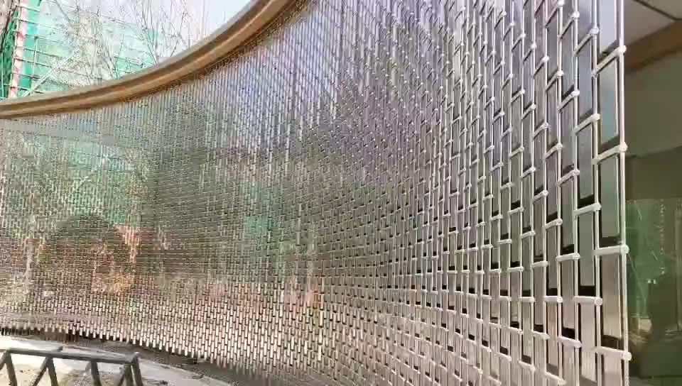 Aluminum Metal 3d Wall Facade Wind Facade Panel For Interior Outdoor ...