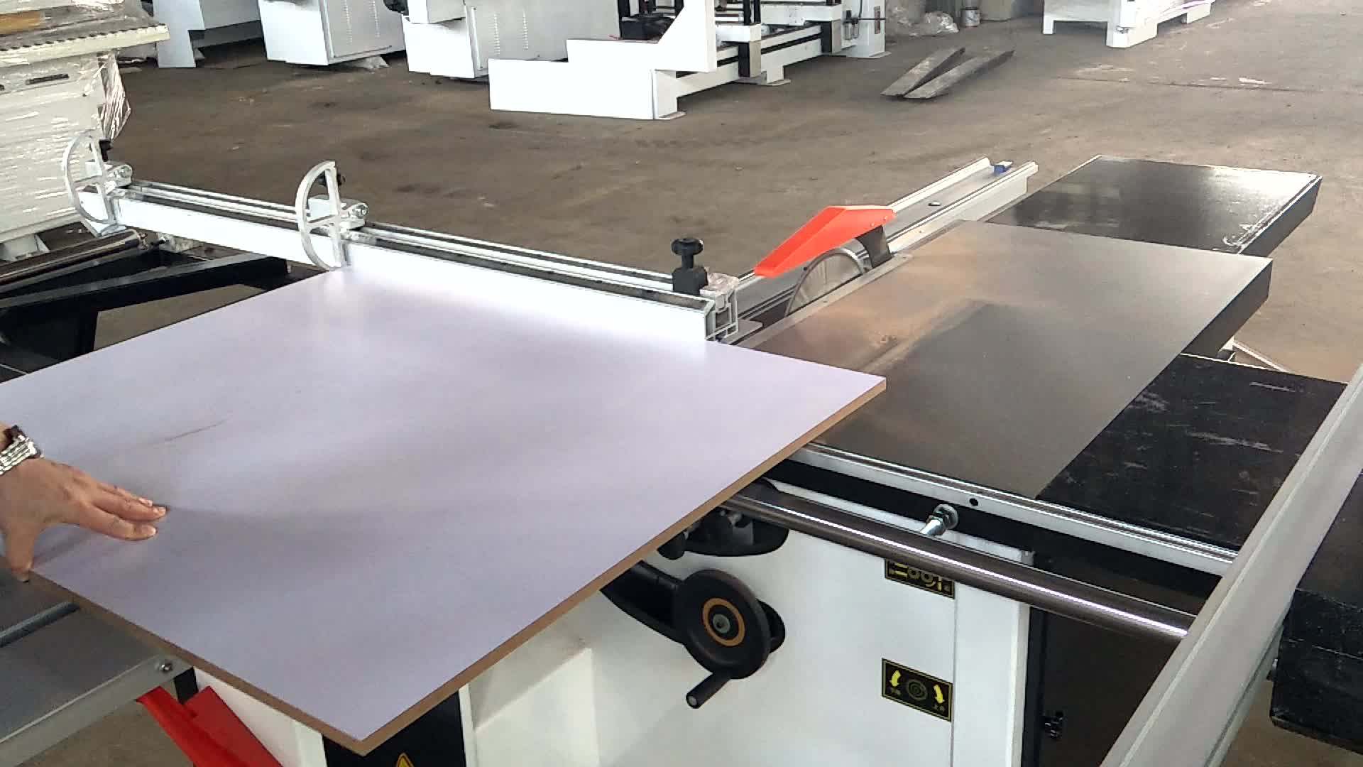 2.8 Meters Length Woodworking Vertical Sliding Table Panel Band Saw ...