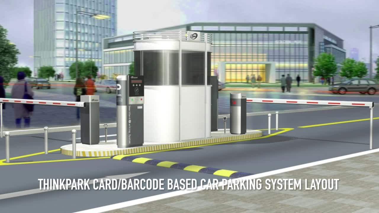 Thinkpark New Patent Commercial Advertising Barrier Gate For Office ...