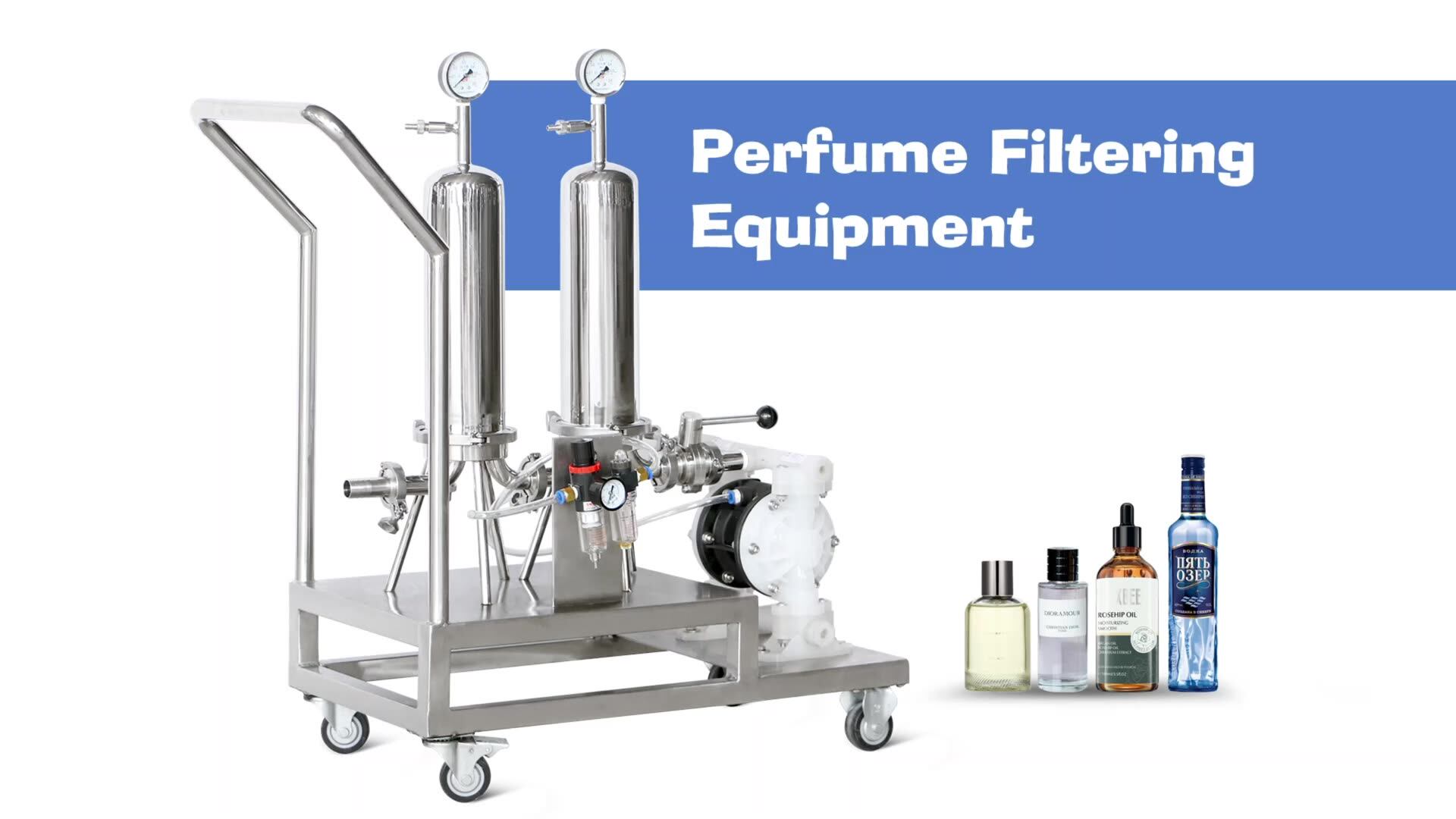 Zonesun Zs-pf2 Pneumatic Stainless Steel Diaphragm Pump Cosmetic ...