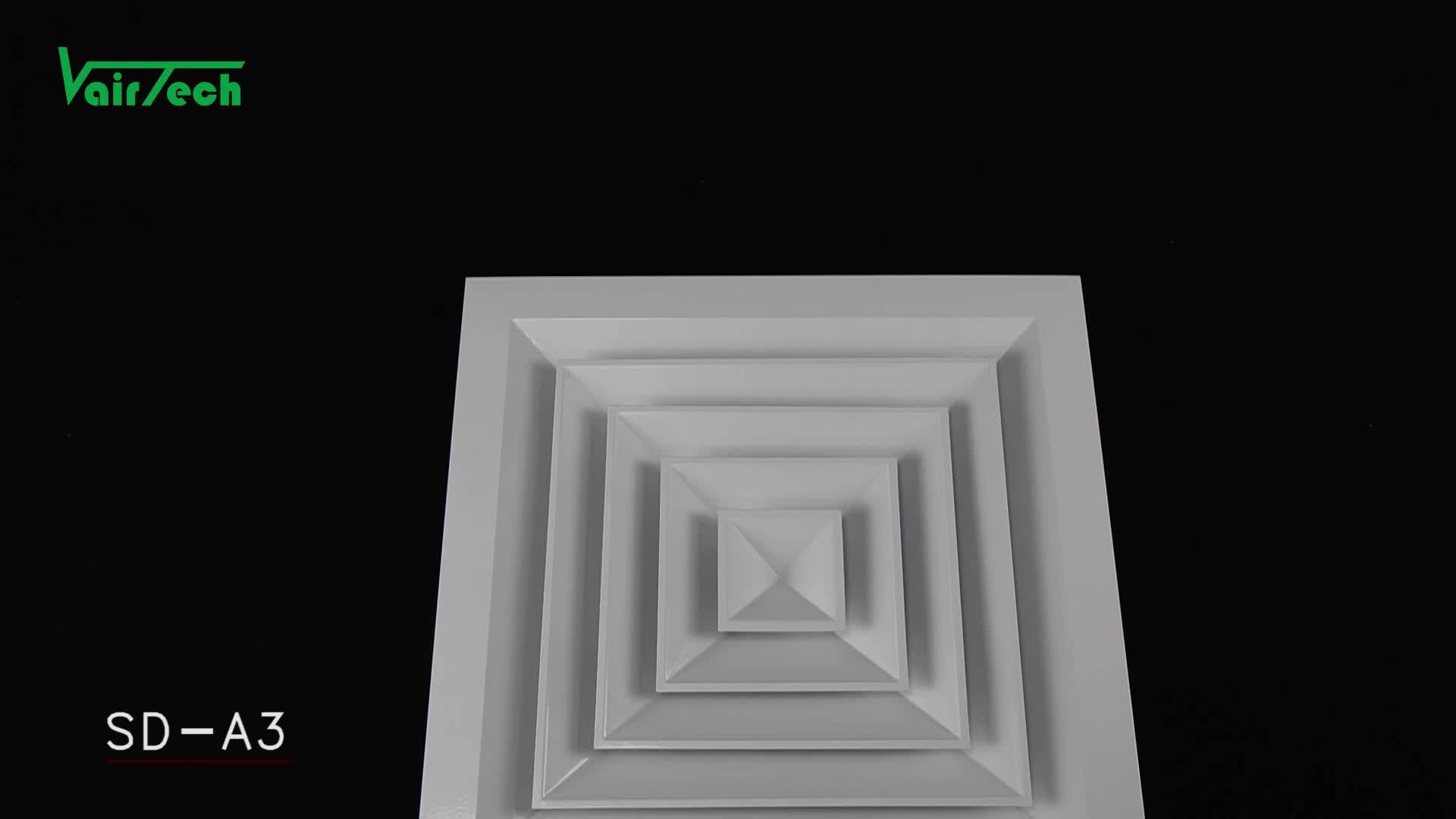 Aluminum Hvac Supply Air Diffuser For Ventilation System - Buy Air ...