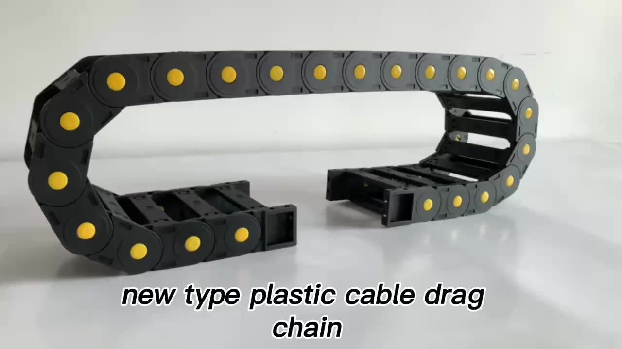 Incline Drag Chain Conveyor Nylon Flexible Cable Tray Chain Hydraulic ...