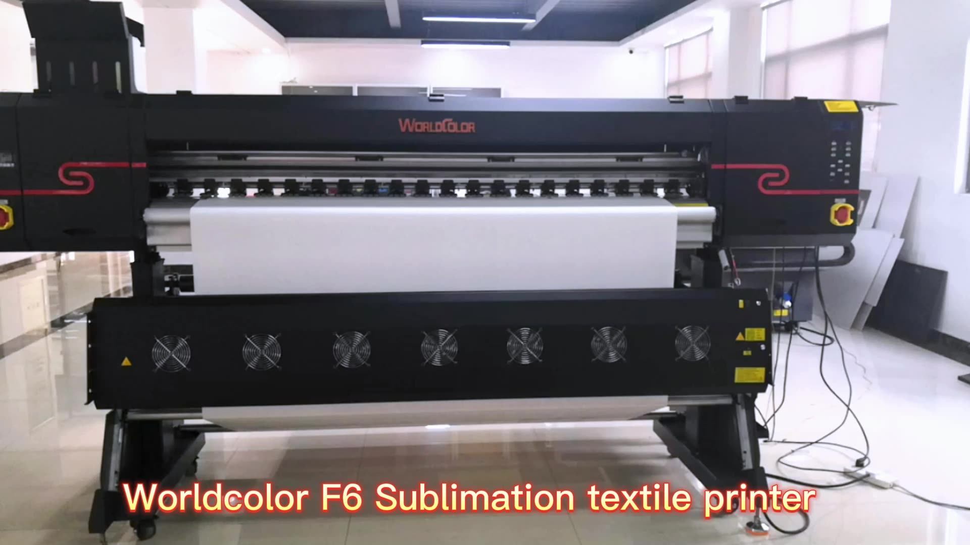 Worldcolor 2023 Textile Fabric Sublimation Printer Large Format 6 Feet ...