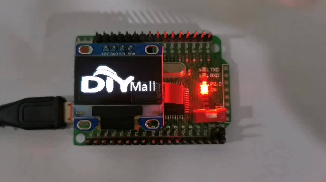 Diymall 0.96" Inch I2c Iic Serial 128x64 Oled Display Module Ssd1306 ...