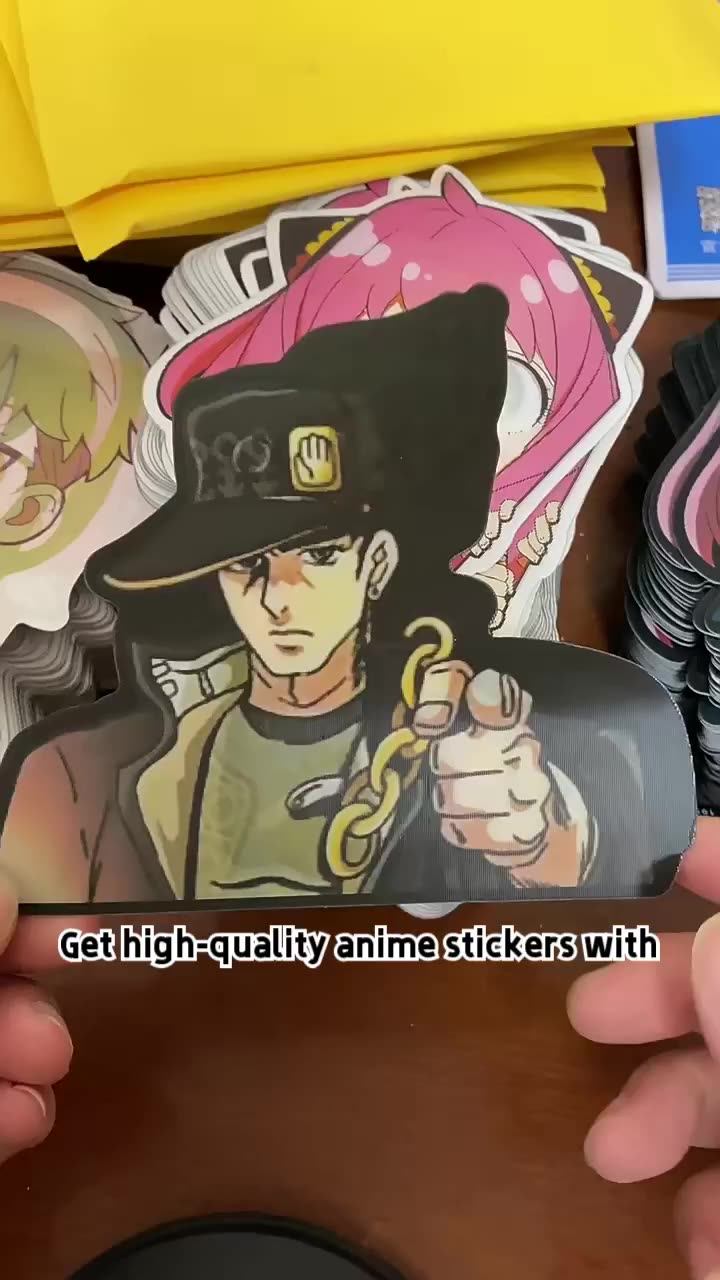 3d Motion Stickers Waterproof Lenticular Anime Decals For Jujutsu ...